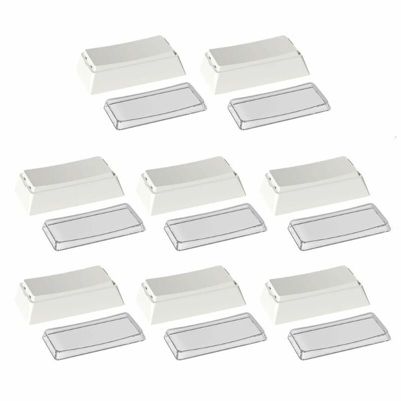 8PCS PBT Кейкапы 2U для Механических Клавиатур, Белый