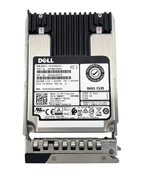 Жесткий диск Dell PX05SRB096Y 960Gb SAS 2,5" SSD