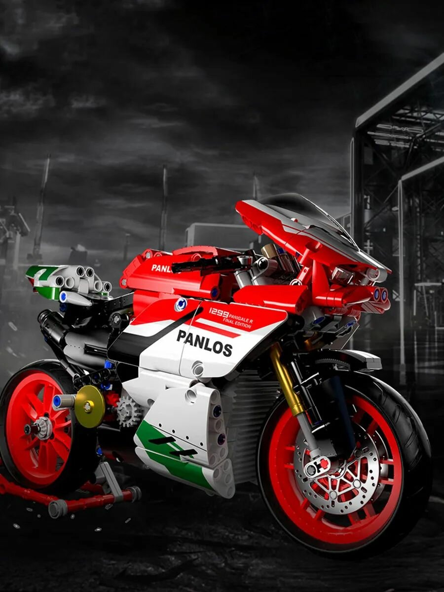 Конструктор Мотоцикл Ducati Дукати Панлос 803 дет 672001