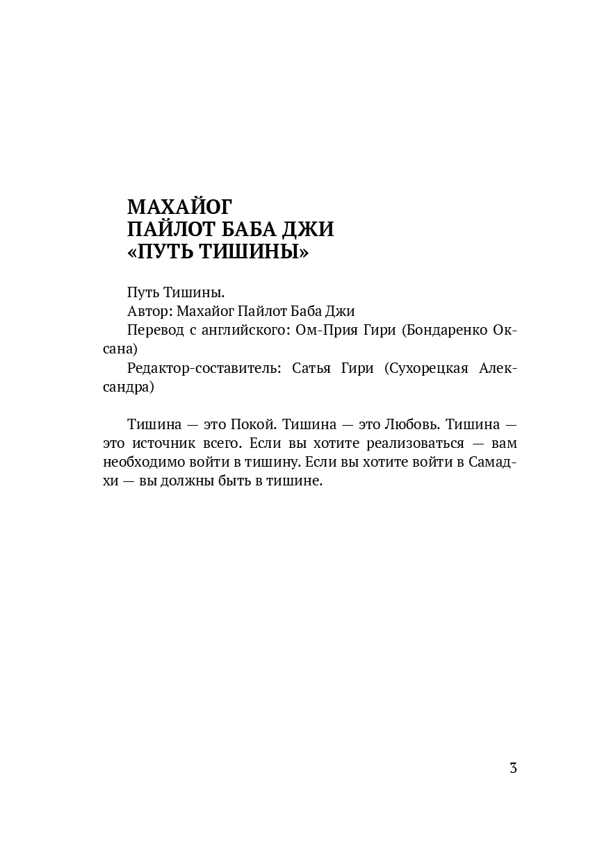 Путь тишины — фото 1