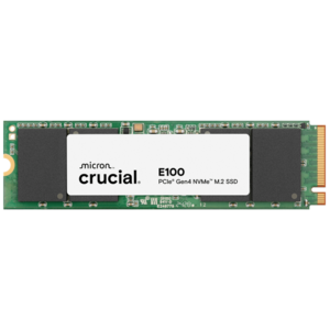 CRUCIAL Твердотельный диск 1TB Crucial E100 M.2, M.2 2280, PCI-E 4x4 [R/W - 5000/4500 MB/s]