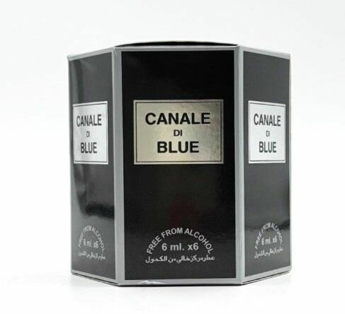 Духи масляные мужские Canale Di Blue, 6 мл - Яркий цитрусовый аромат: свежие ноты