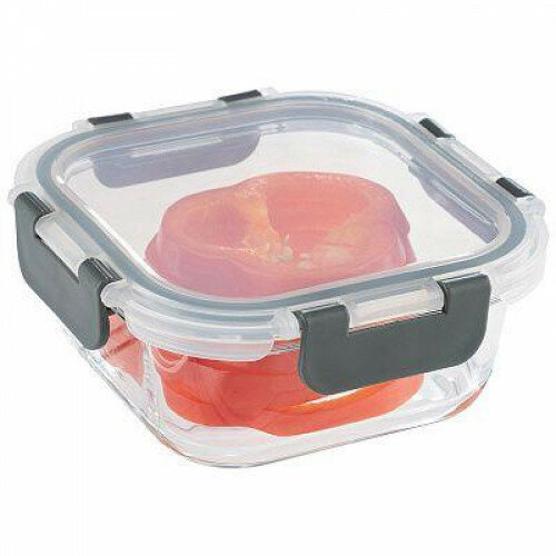 Контейнер СВЧ квадрат бамбук крыш BAMBU 500МЛ MALLONY