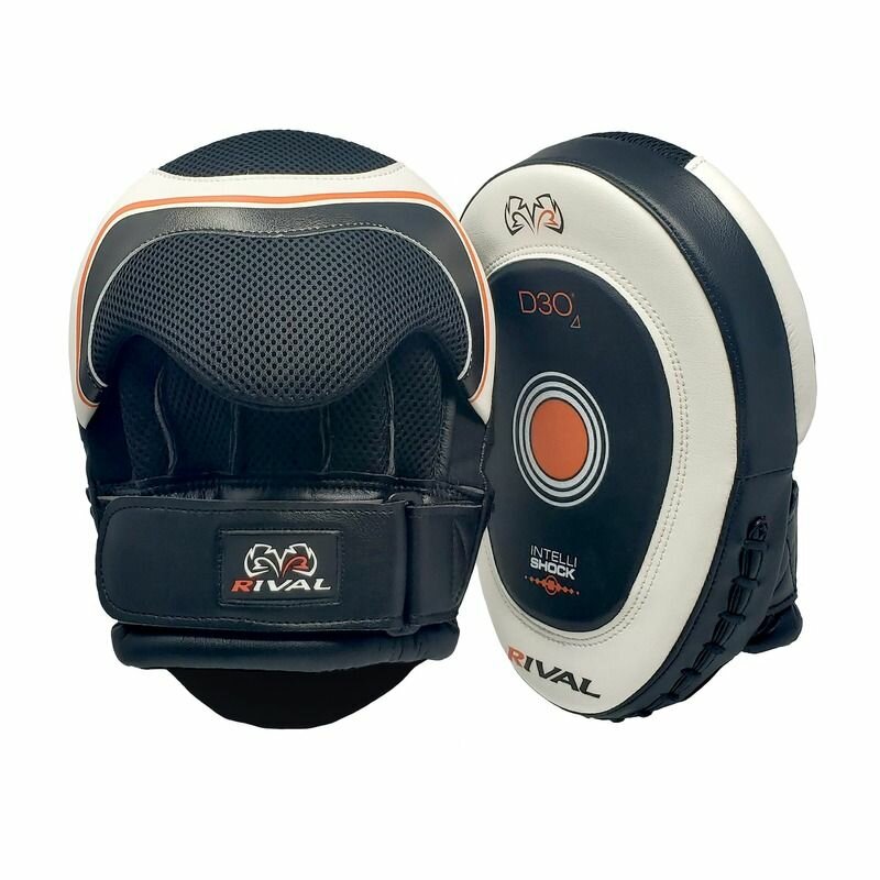 Лапы боксерские RIVAL RPM10 INTELLI-SHOCK PUNCH MITTS (NEXT GEN.), белые