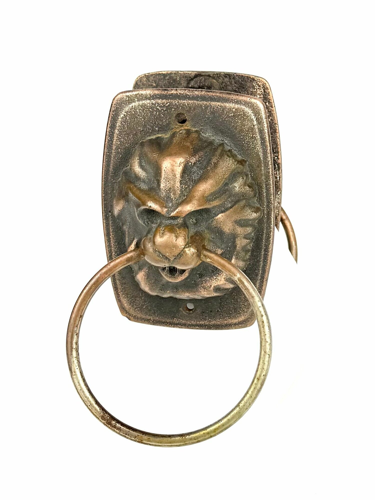 Ручки дверные парные голова льва, СССР, 1970-е гг.