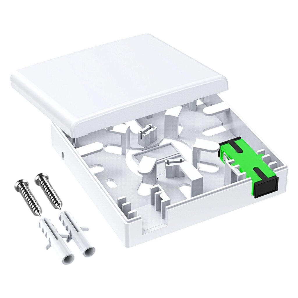 1 защитный короб для оптоволокна, двухпортовый оптоволоконный кабель, оптоволокно к домашнему терминальному лотку, одинарный фланец SC APC