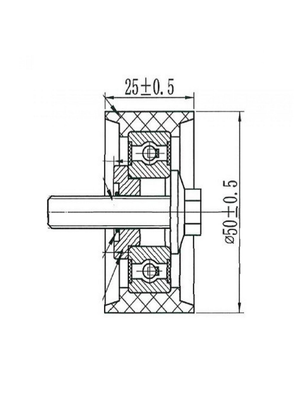 Ролик ГРМ опорный TRIALLI CM 6498