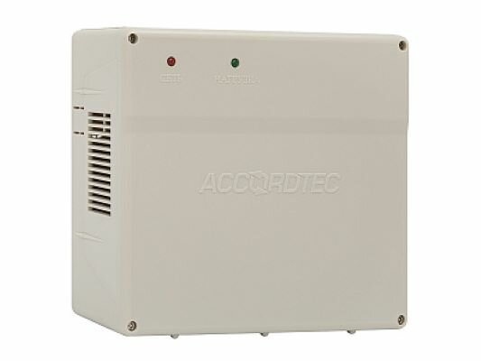 Источник питания ACCORDTEC стабилизированное, в пластиковом корпусе, цвет серый