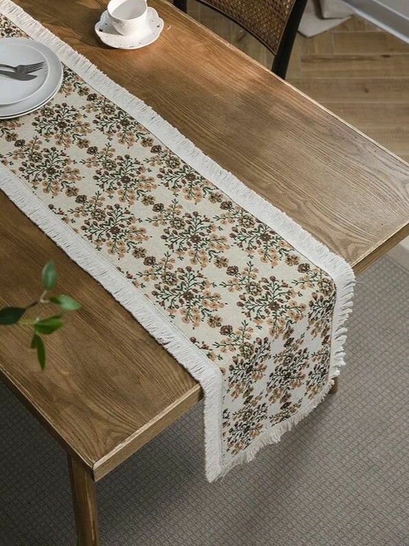 Скатерть на стол дорожка 30х200 см, тканевая, прямоугольная, скатерть на стол для кухни, Varman.pro