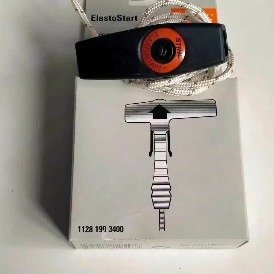 Ручка стартера Elastostart 3.5мм STIHL для MS 170, 180, 210, 230, 250, 290, 461. Мягкая, удобная, снижает отдачу.