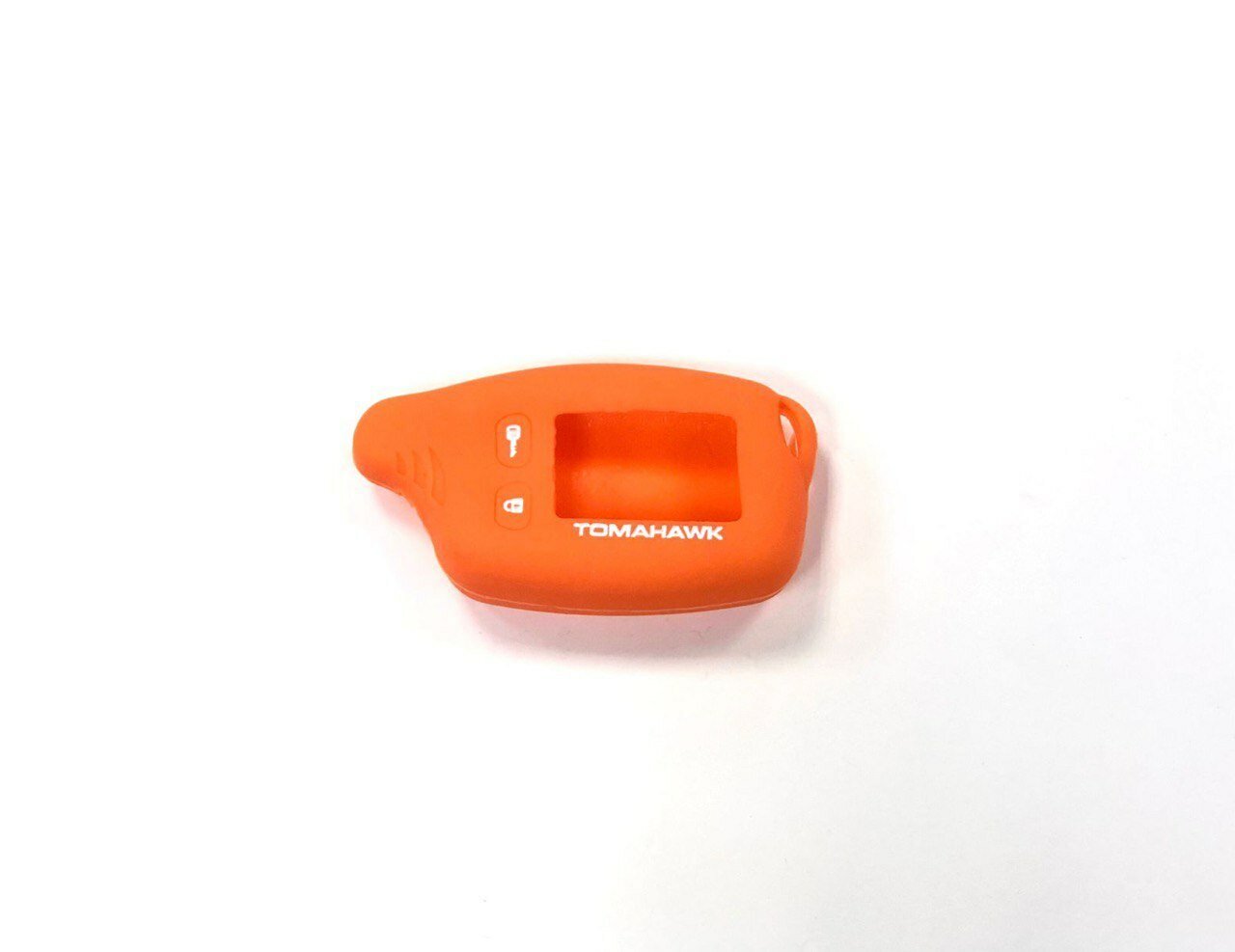 Чехол для автомобильной сигнализации, силиконовый для Tomahawk 9010; 9020; 9030 оранжевый (TW). Чехол для пульта дистанционного управления.