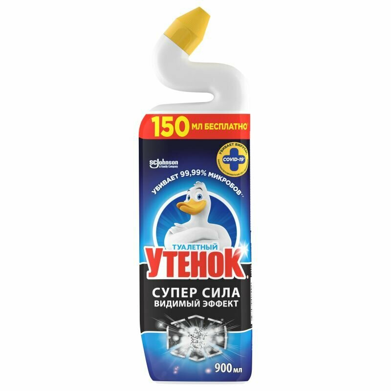 Чистящее средство туалетный утенок WC 900 мл Видимый Эффект
