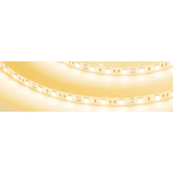 Светодиодная лента Arlight RT-B60-10mm 12V Yellow 14.4 W/m, IP20, 5060, 5m Открытый (Упаковка 5 метров)