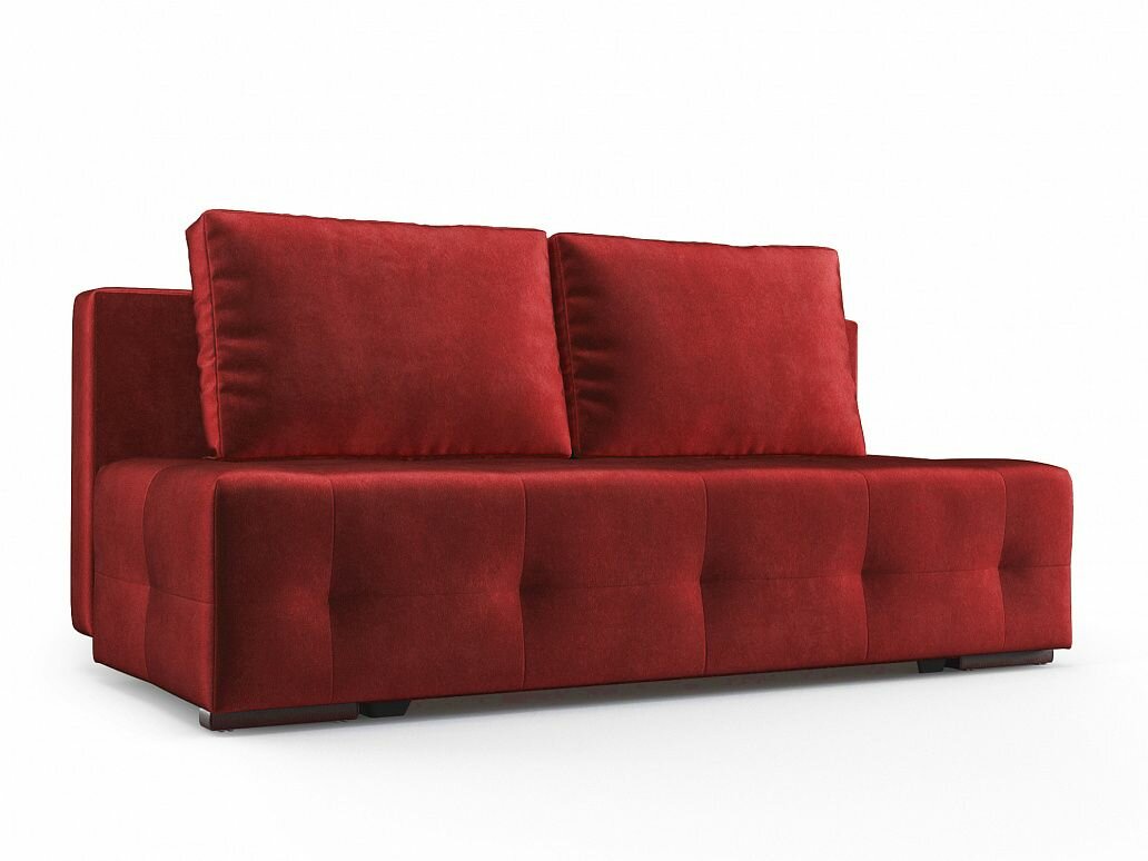 Meblevka Диван еврокнижка Марсель 1 велюр красный