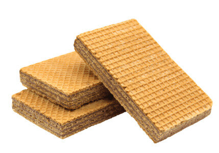 Вафли гостовские (изготовлены по госту) с жировой начинкой, 2 кг, Кубаньмельпродукт