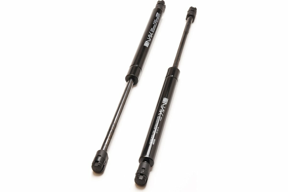 LIK Комплект газлифтов мебельных 405мм 600N с полиамидной обоймой /2 шт./ LIК405.600. PA