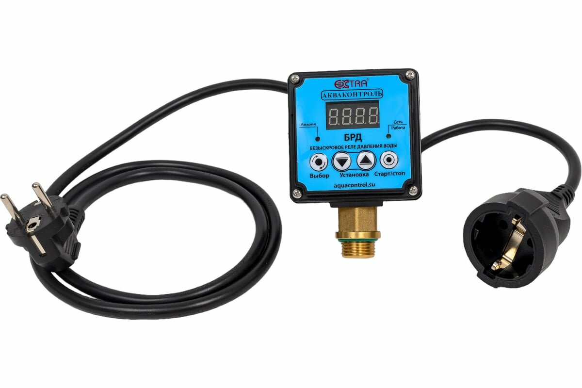 EXTRA акваконтроль безыскровое реле давления воды для насоса БРД-10-2,5