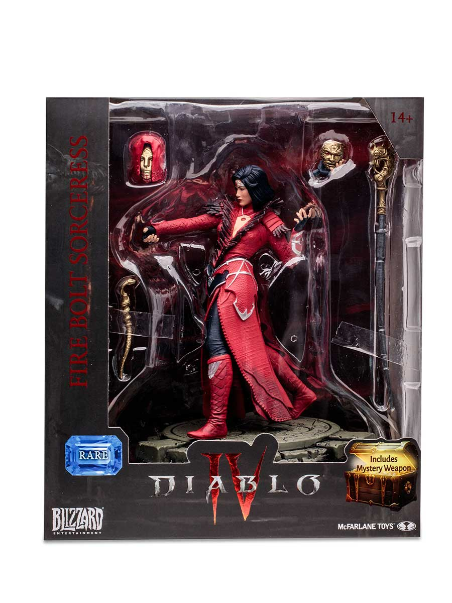 Фигурка Diablo IV Fire Bolt Sorceress: Rare 16см 787926167412