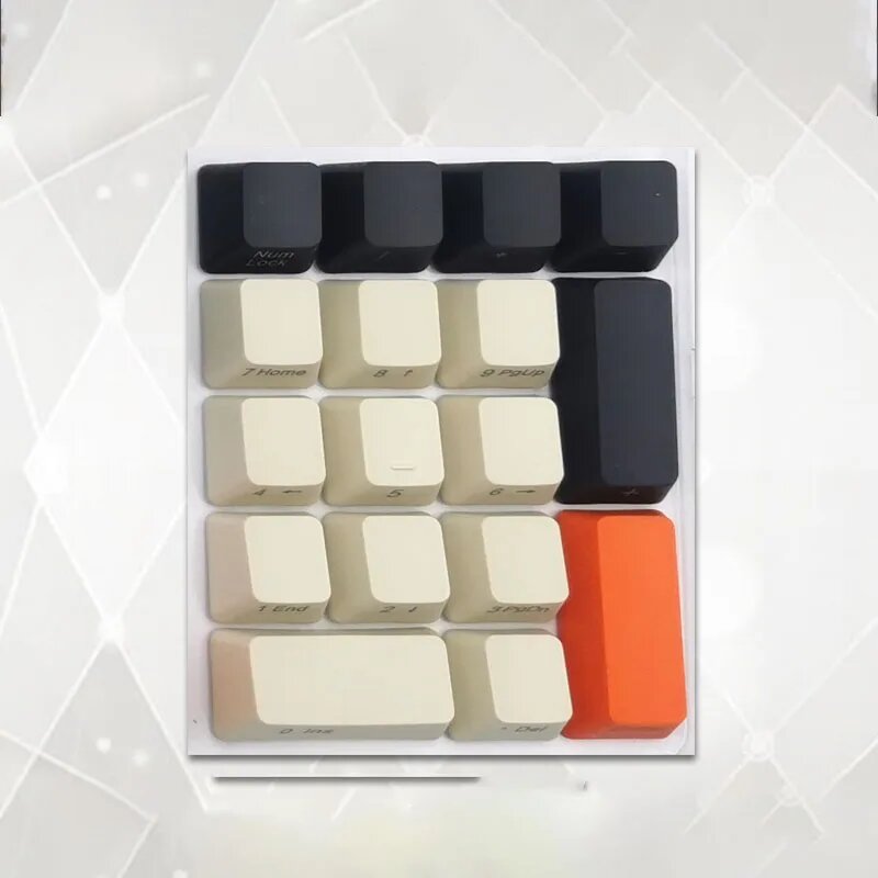 Механическая числовая клавиатура PBT 17 клавиш закат Kit 4 Side Printed