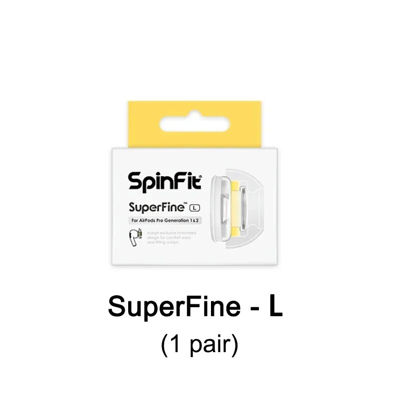 SpinFit SuperFine насадки для AirPods Pro SuperFine-L (1pair)