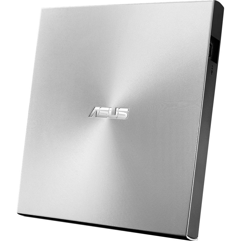 ASUS Привод DVDRW 8x8x8xDVD/24x24x24xCD ASUS ZenDrive U9M SDRW-08U9M-U, внешн, серебристый (USB2.0) (ret)