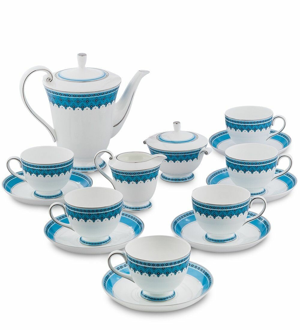 Чайный сервиз 15 пр. на 6 перс. "Византия"