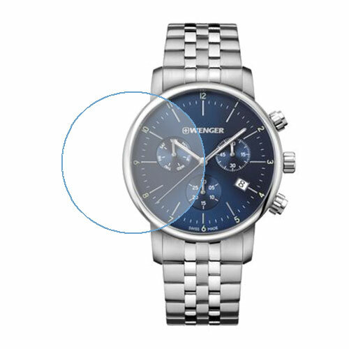 Скрин Мобайл защитный экран для часов Wenger Urban Classic Chrono 01.1743.105 из нано стекло 9H