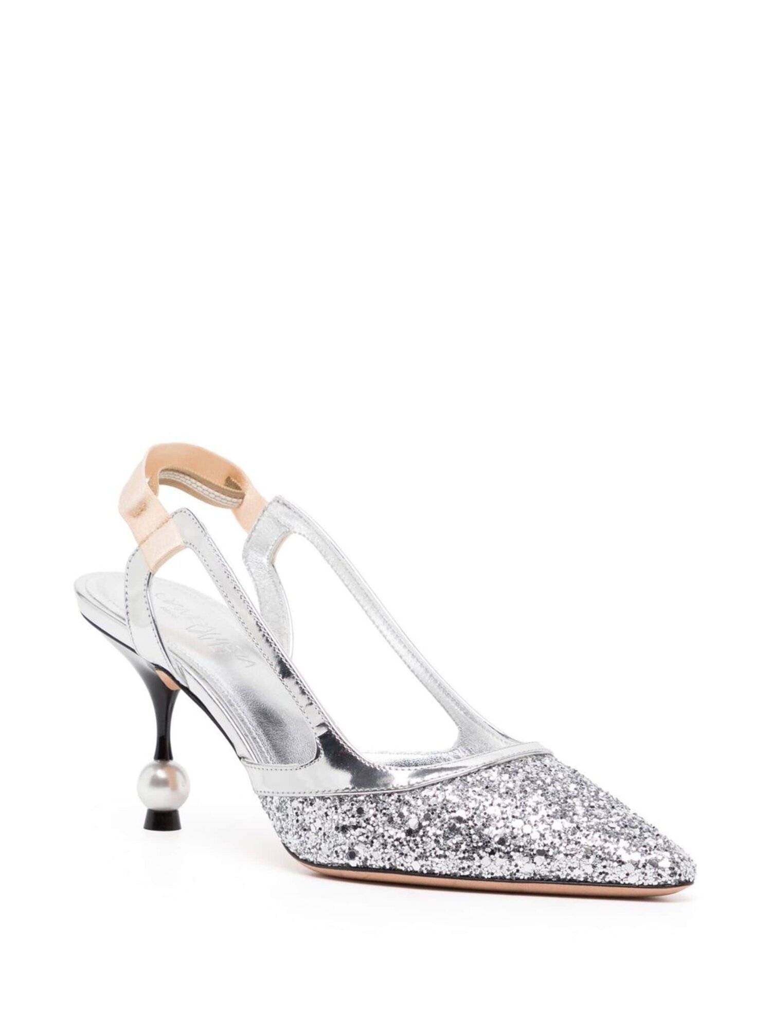Туфли Giambattista Valli, размер 38, Silver — фото 1
