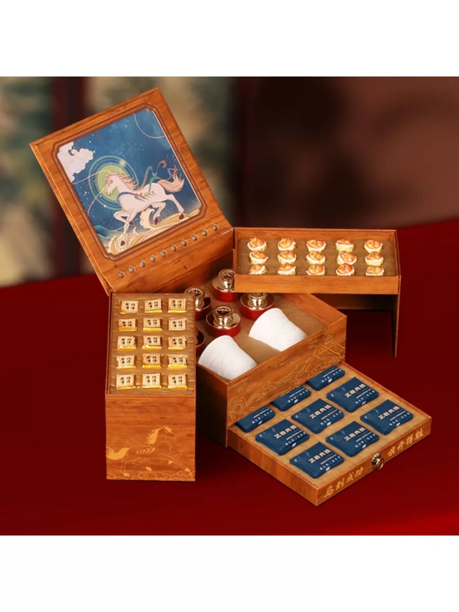 Чайный набор ANXI "Китайский чай", 300г, в шкатулке, ассорти