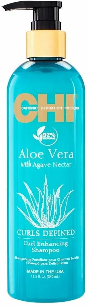 CHI Шампунь для вьющихся волос Aloe Vera Curl Enhancing Shampoo (739 мл)