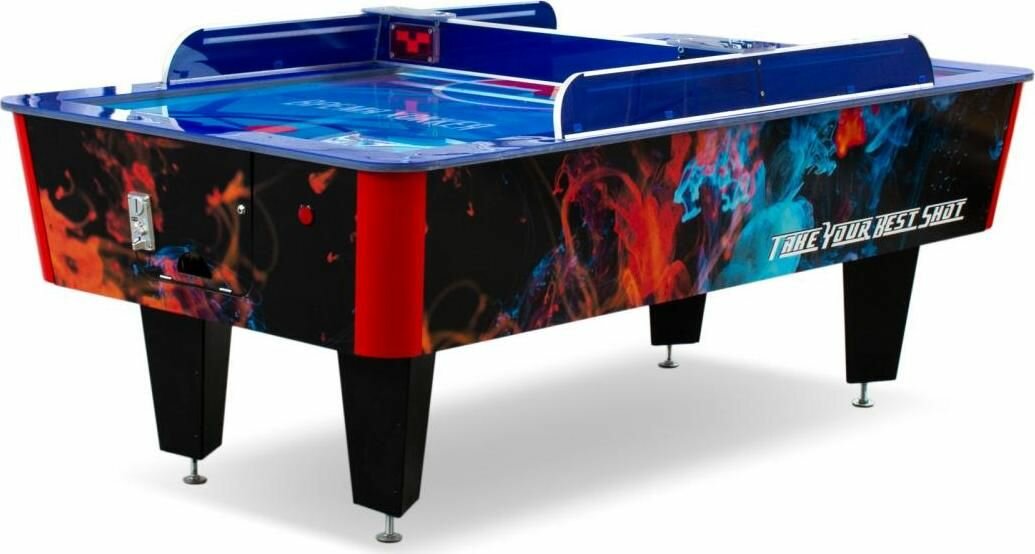 Игровой стол - аэрохоккей STANDARD 8Ф жетоноприемник