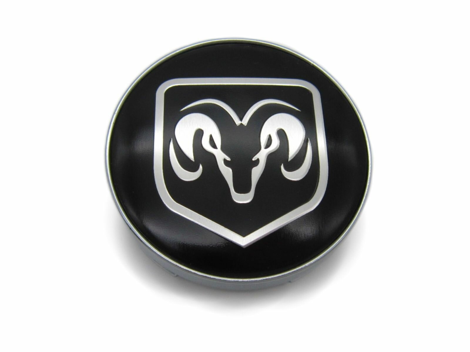 Колпачок, заглушка на литой диск Dodge black 60/56 мм, 1 шт.