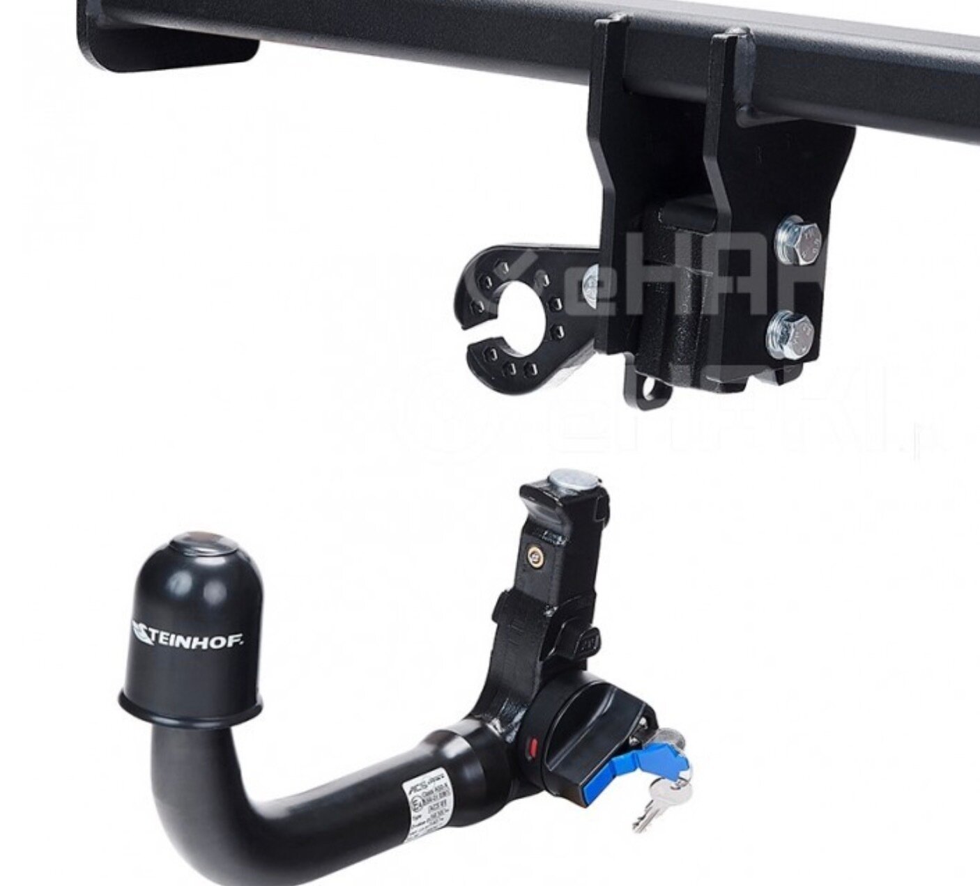 Фаркоп на Subaru Tribeca 2006-2014 без подрезки бампера (паспорт и сертификат в комплекте)(без электрики) Steinhof. S-423