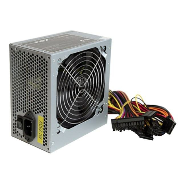 FL550S FoxLine Блок питания Foxline FL550S 550W ATX PSU, 120FAN, 24 pin, 4 + 4 Pin (12V), 5*SATA, 2*4 pin molex, 1*FDD,