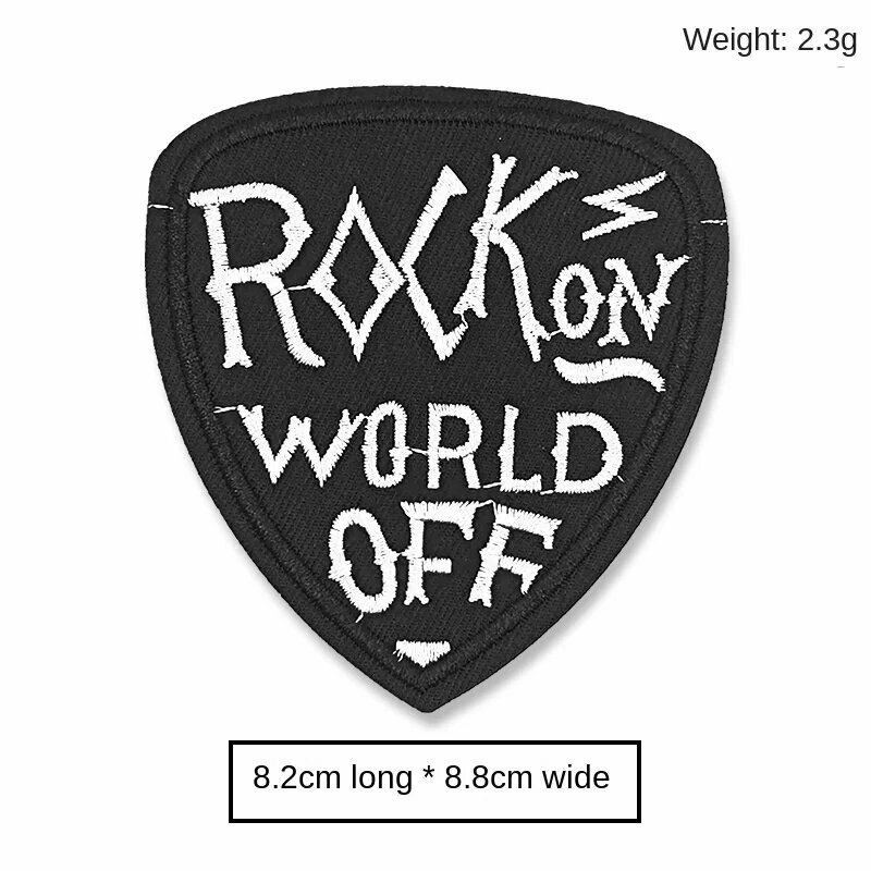 Железная нашивка Черный череп Черный, 591