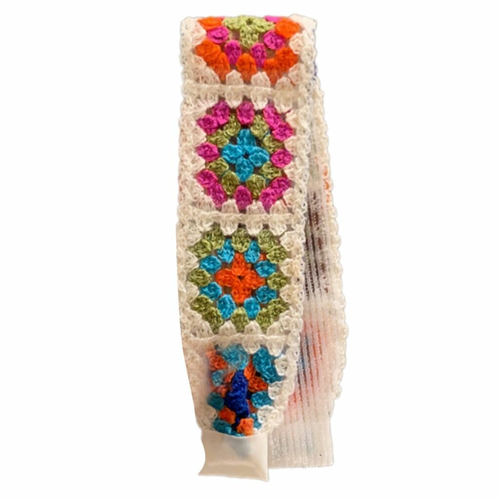 Ретро вязаные наклейки для волос на липучке взрослых с повязкой голову-Стиль 4