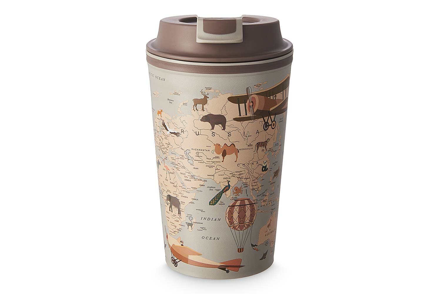 Термостакан с клапаном 32822, объем 350 мл, герметичная крышка и удержание тепла