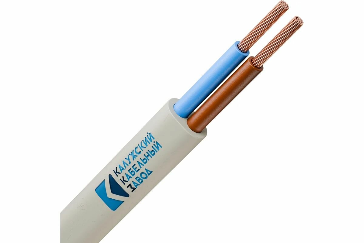 Провод ККЗ ШВВП 2х0,5 мм 300 м белый 01-8082-6 KKZ40-00000390