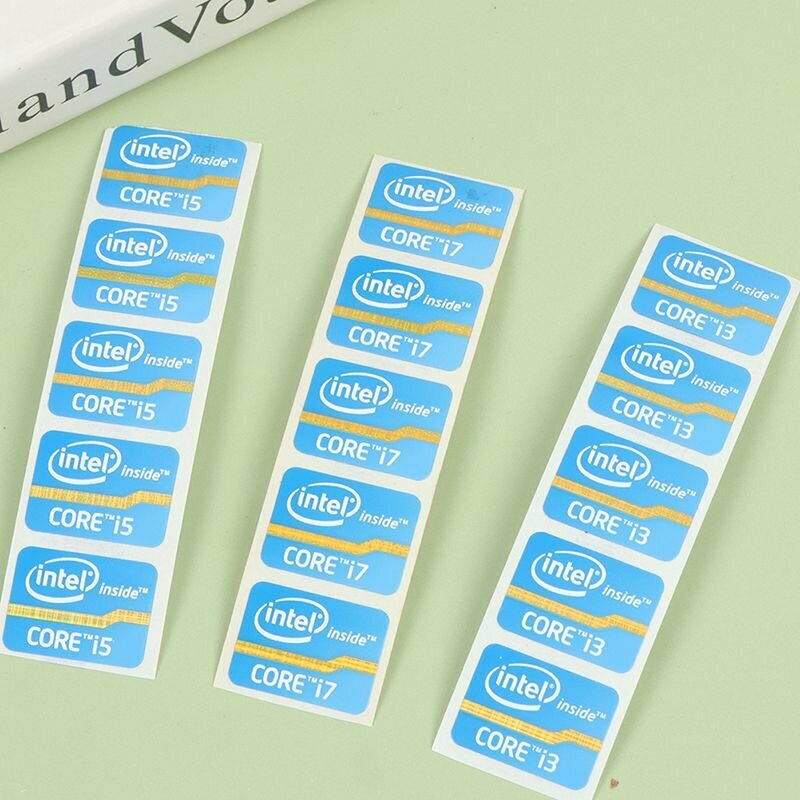 2025Core I3 I5 I7 наклейка для ноутбука