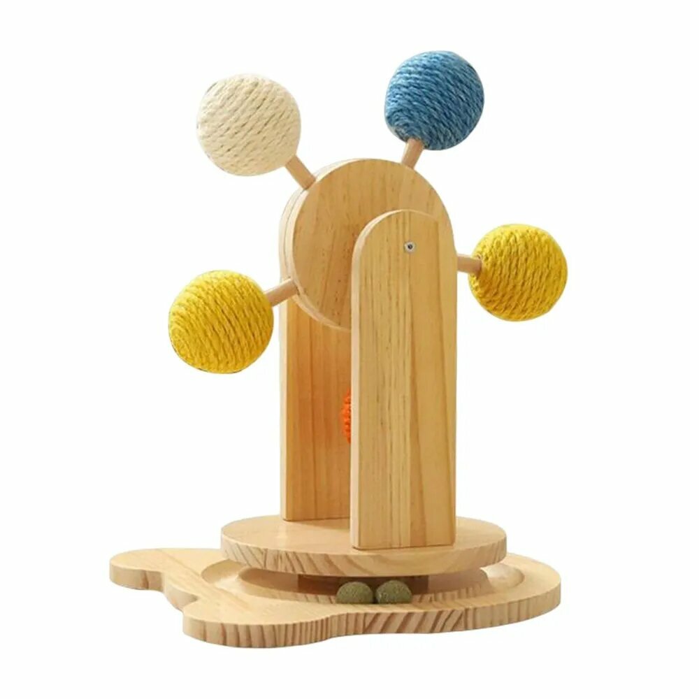 Интерактивная игрушка Cat Scratch Toys для домашних кошек 30 см х 30 см х 40 см-feitong YZ