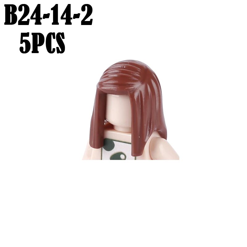 BRICKPANDA Голова для конструктора, B24-14-2, 5 шт