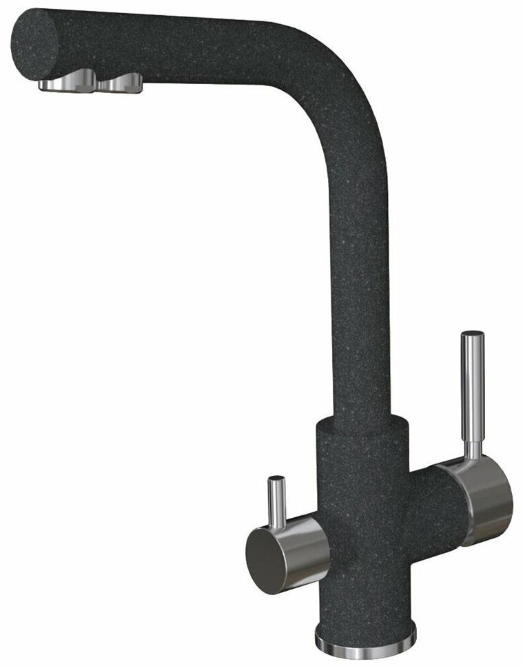 Смеситель Dr.Gans Акцент черный (339.06H.2123.407)