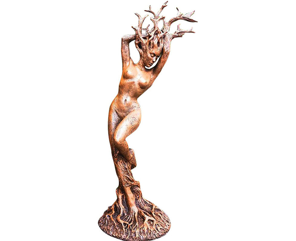 Богиня Лесной Бог Сад Смолы Статуя 30 см