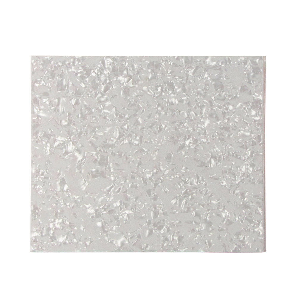 Лист для гитарной пластины Blank Pickguard для акустических гитар DIY Celluloid Белая жемчужина 1 штука 20*17*0.08cm