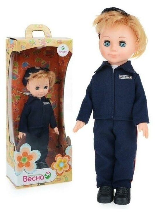 Кукла Полицейский , 30 см