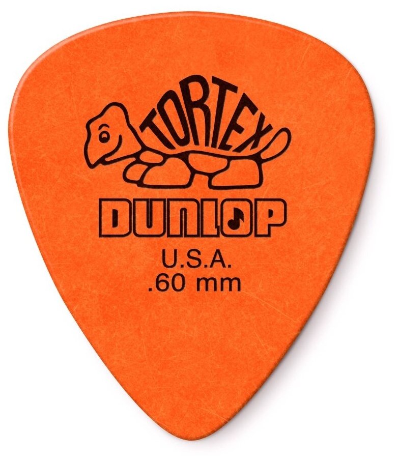 418R.60 Tortex Standard Медиаторы 72шт, толщина 0,60мм, Dunlop