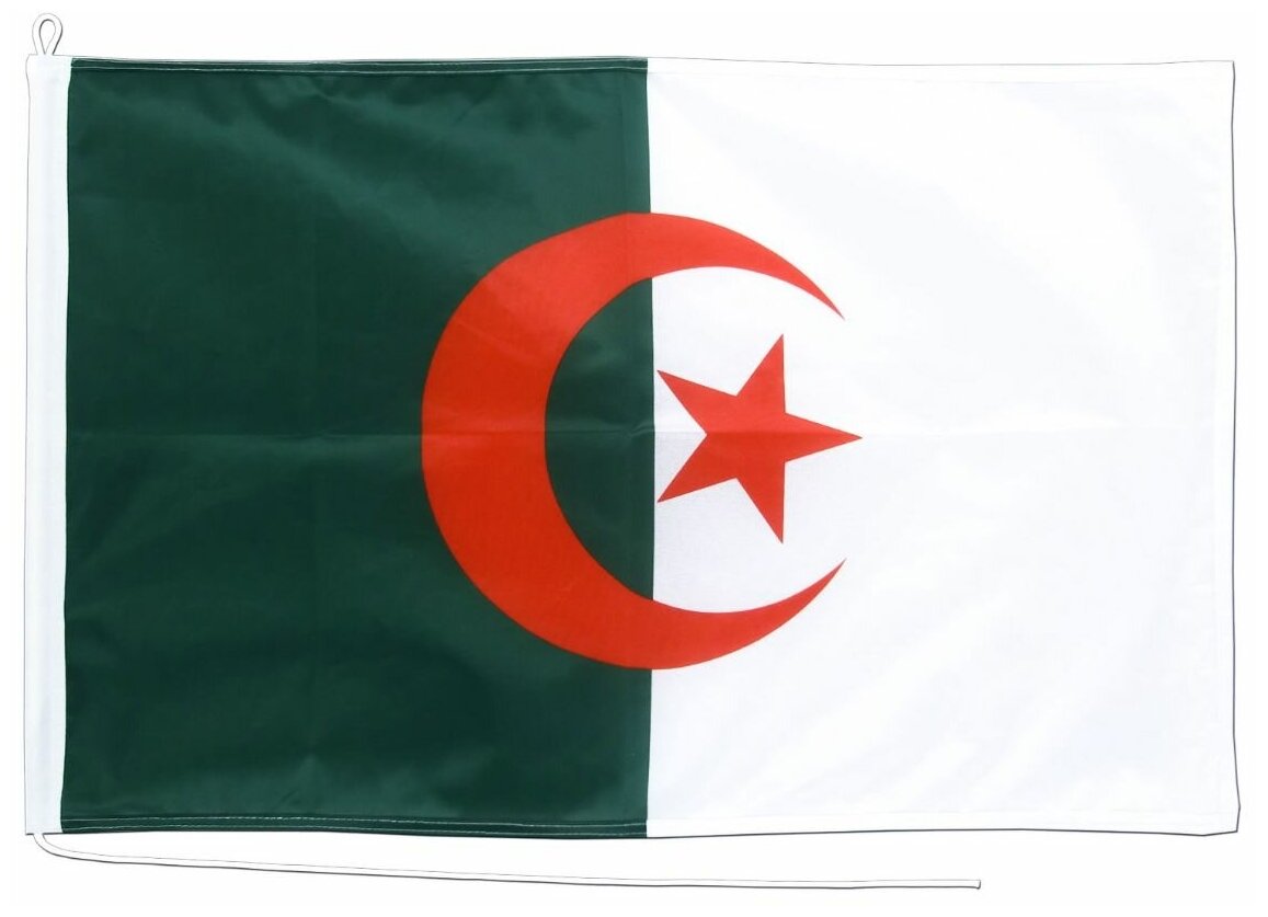 Флаг Алжира на яхту или катер 40х60 см