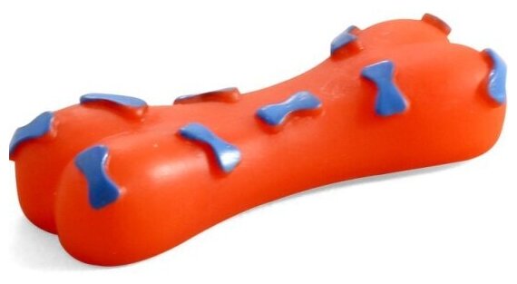 Игрушка для собак Triol из винила "Кость-мини", 95мм