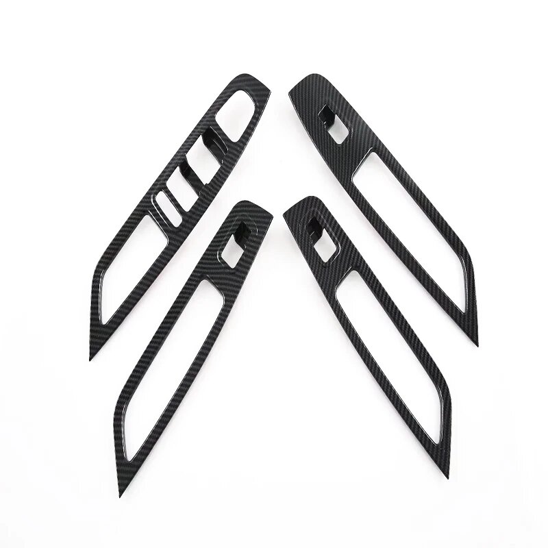 LHD для Chery Arrizo 8 2022 2023 2024, АБС-пластик, углеродное волокно, подлокотник, панель, ручка, держатель, переключатель подъема окна, кнопка, накладка ABS Carbon Fiber