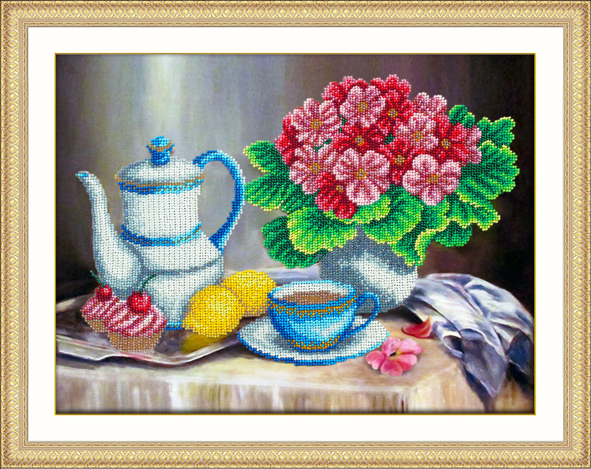 Набор для вышивания бисером "паутинка" Б-1293 Завтрак